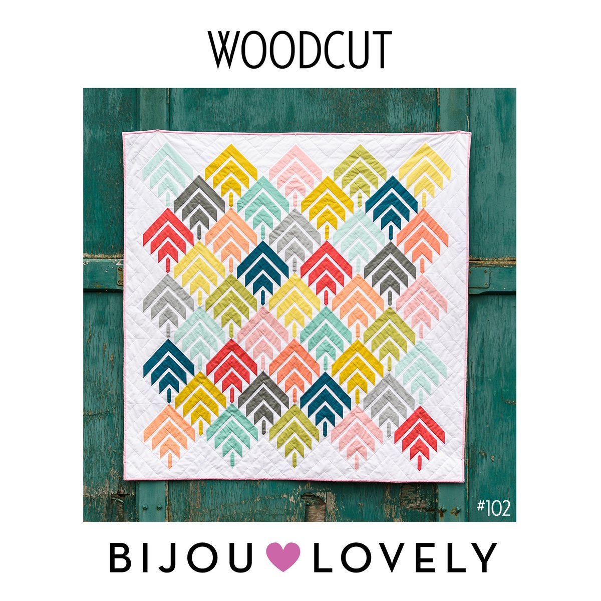 Woodcut Quilt Pattern - PDF / Bijou Lovely