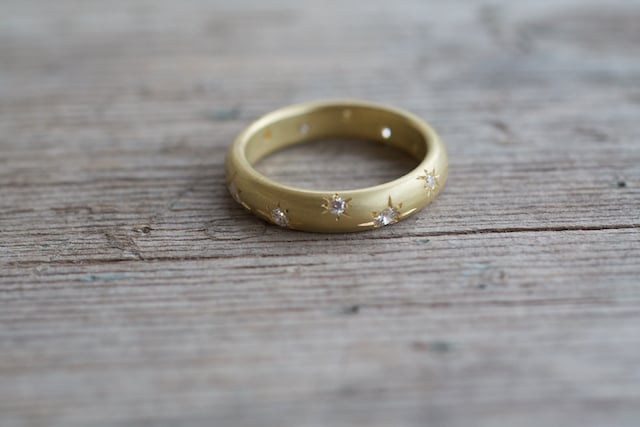 Star Set Band with Diamonds / Naomi Blumenthal Studio