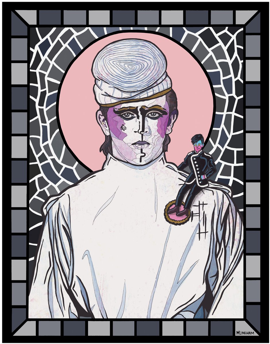 Saint Steve Strange (Visage) | M. Lineham Art