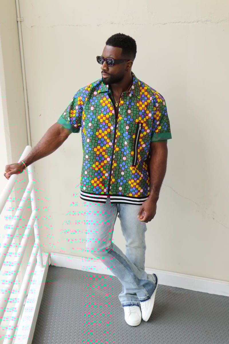 The Zongo Short jacket - multi colors | No-Tribe Clothing