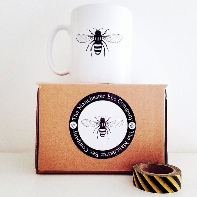 Manchester Worker Bee Mug | The Manchester Bee Company
