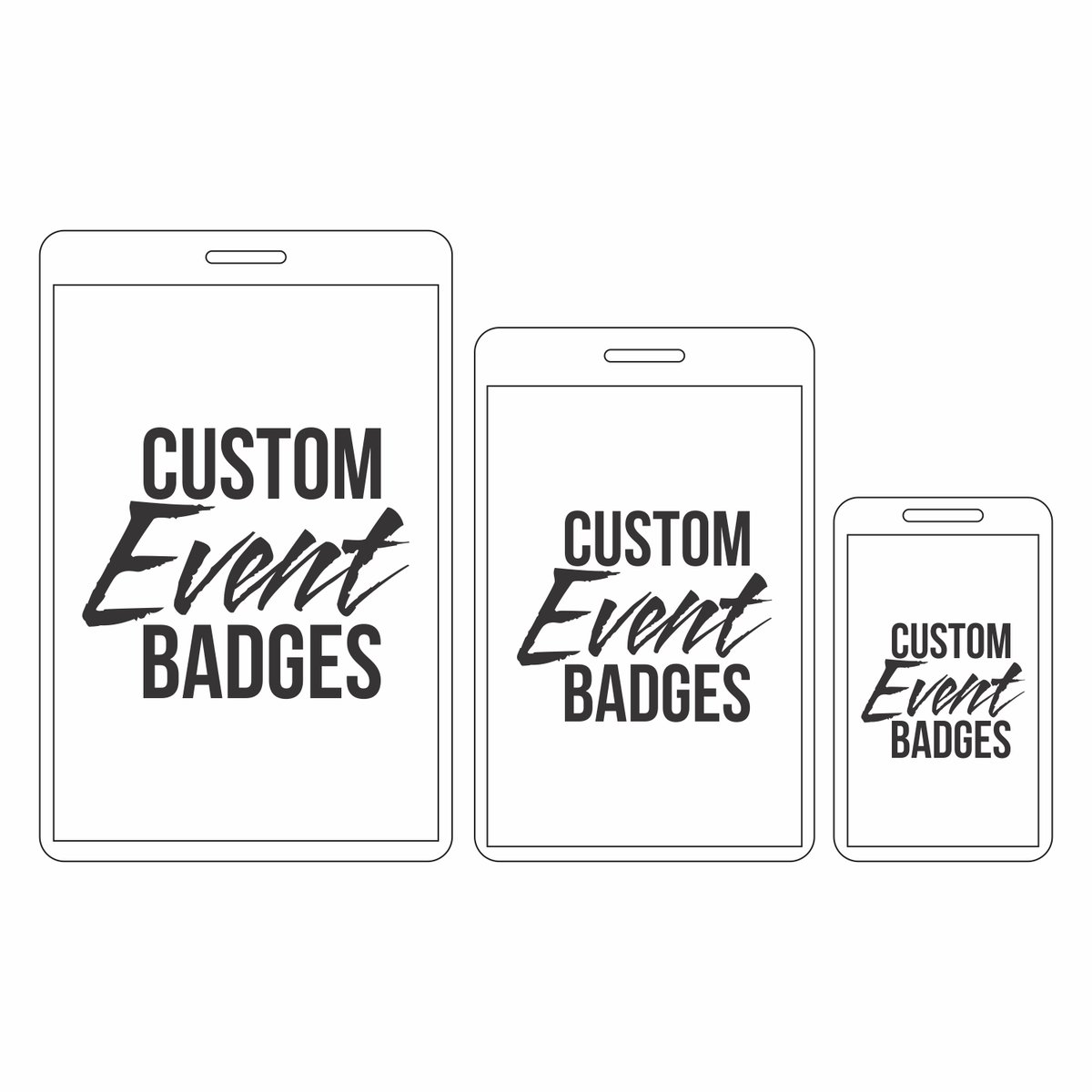 Custom Event Badges | Big D Buttons