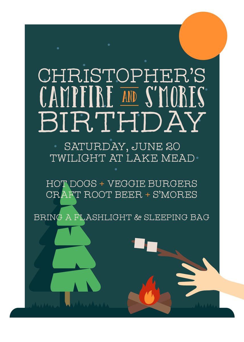 Campfire and S'mores Invitation | Small Moments