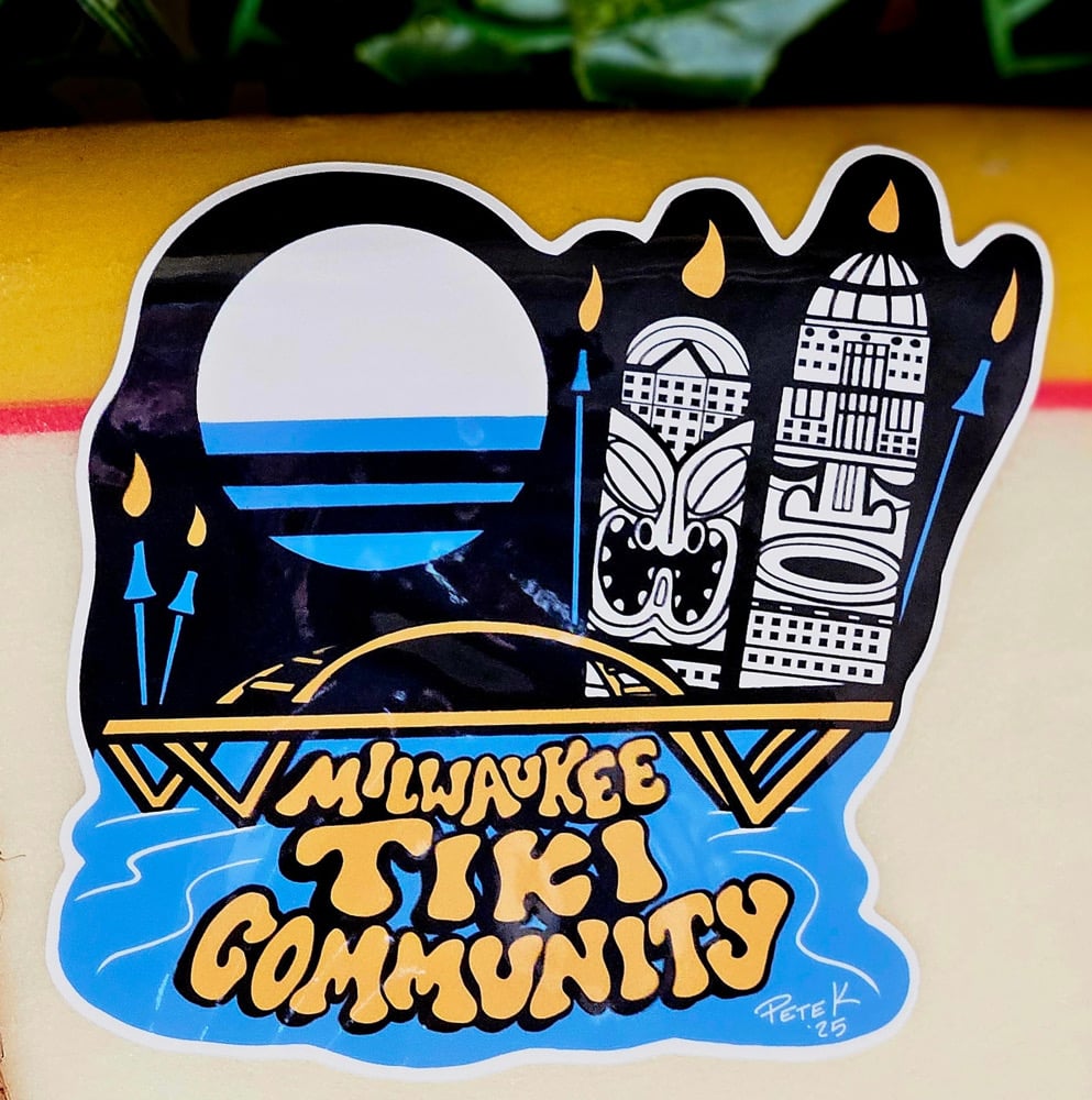 MILWAUKEE TIKI COMMUNITY 5” Vinyl Sticker | The Black Lagoon Room