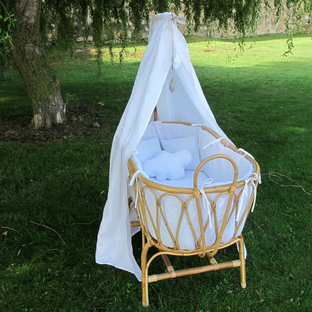MOISÉS DE MIMBRE CON/SIN CUBREDOSEL 6-7 MESES ARTESANAL Y EXCLUSIVA ...