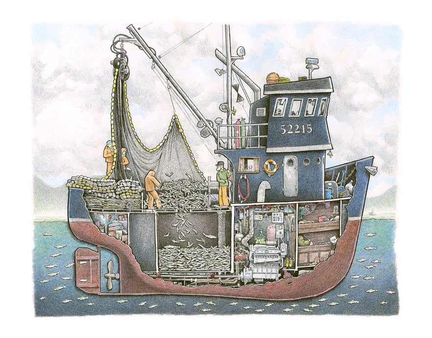 Cutaway Drawings | The Scow