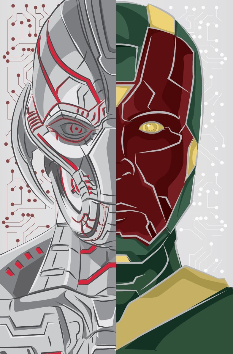Ultron x Vision / Larryhimself