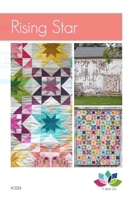 V and Co — Rising Star Quilt Pattern PDF