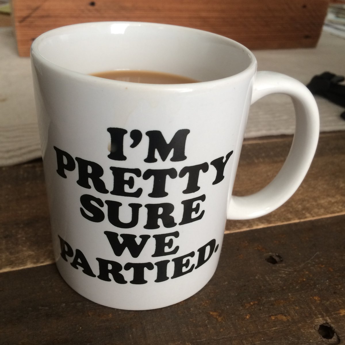 I'm Pretty Sure We Partied - Coffee Mug | pinkbikeralph