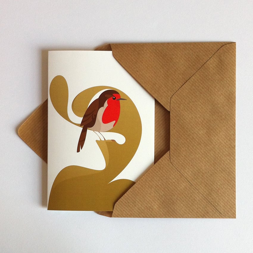 Robin Greeting Card | The Stanley Chow Print Shop
