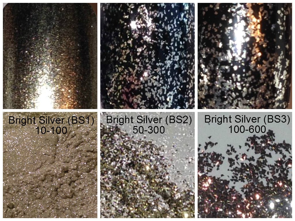 Silver Flake & Gold Pigments 7 Choices Available | Spectraflair4u