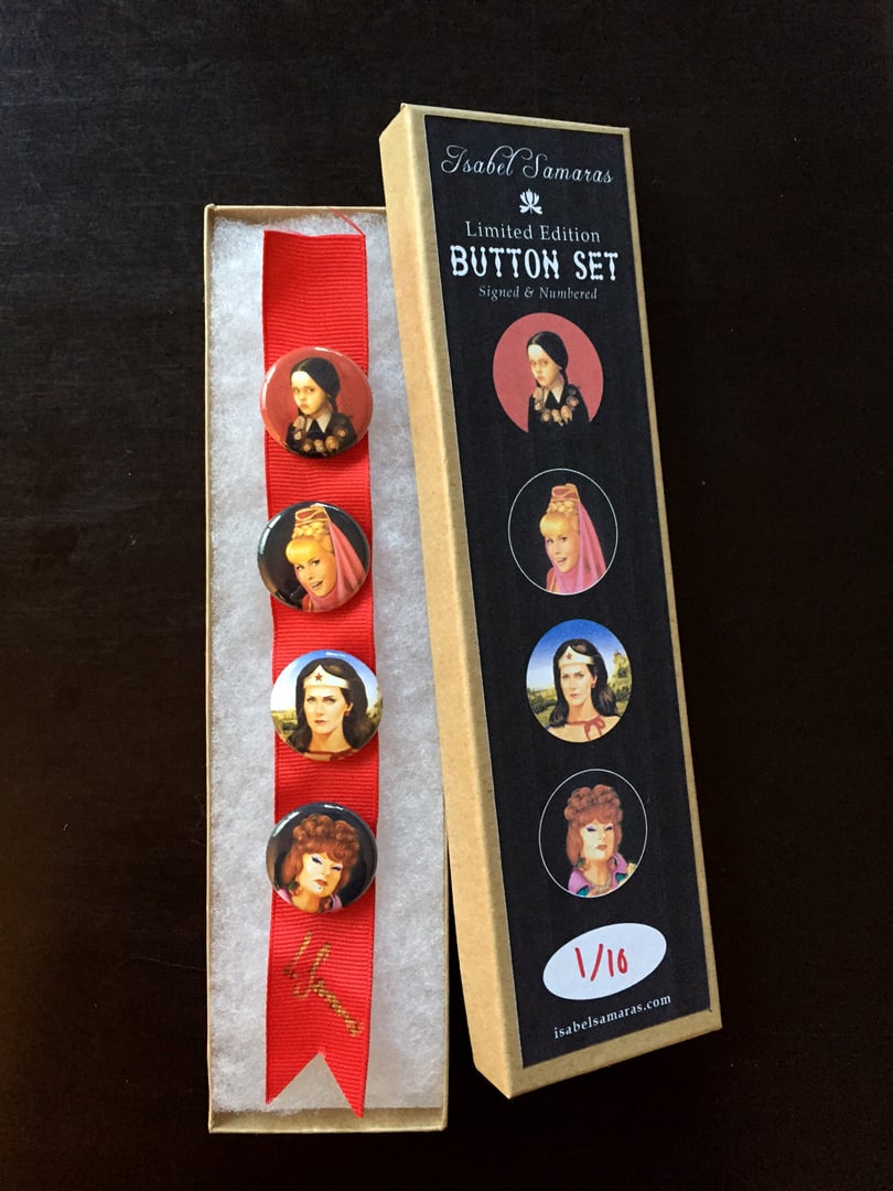 "The Ladies" Limited Edition Button Set / Isabel Samaras