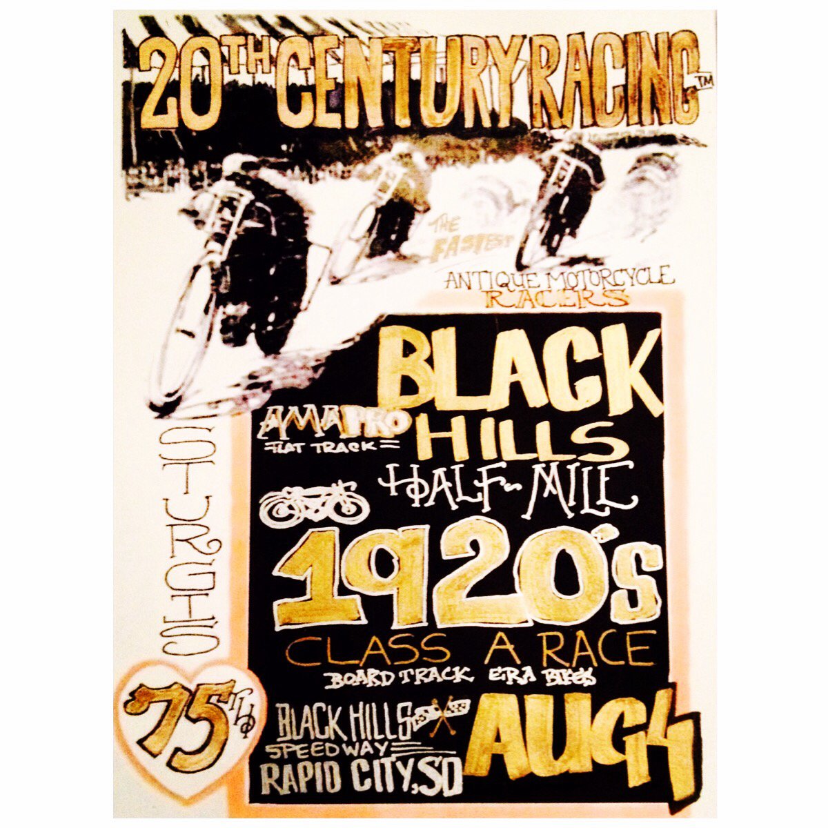 20th Century Racing Event Poster / 20thCenturyRacing