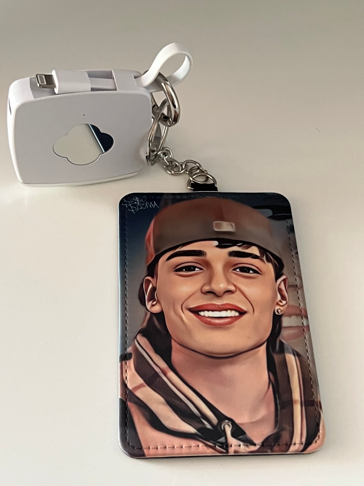 Peso Pluma Phone Charger with Wallet Keychain | Stylin' Charms