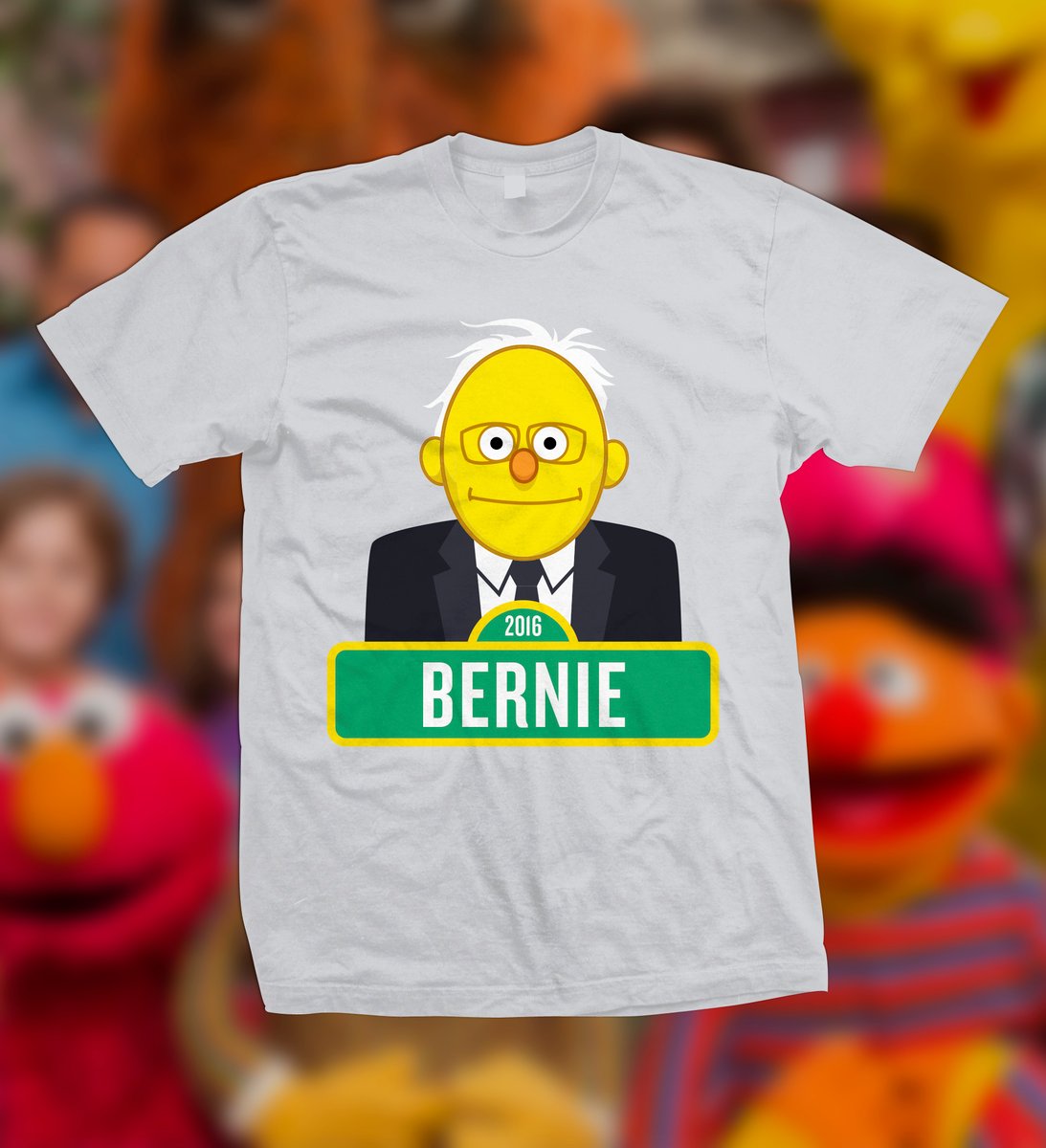Bernie Sanders Sesame Street T-Shirt — Bernie Sanders Sesame Street T-Shirt