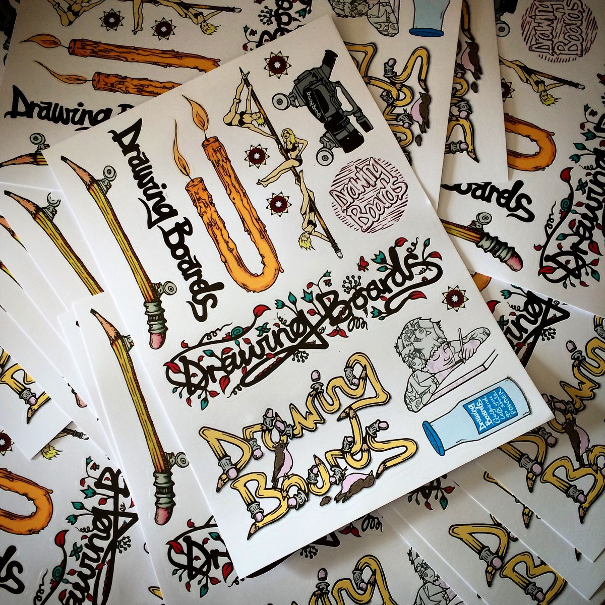 The Drawing Boards — Sticker Sheets