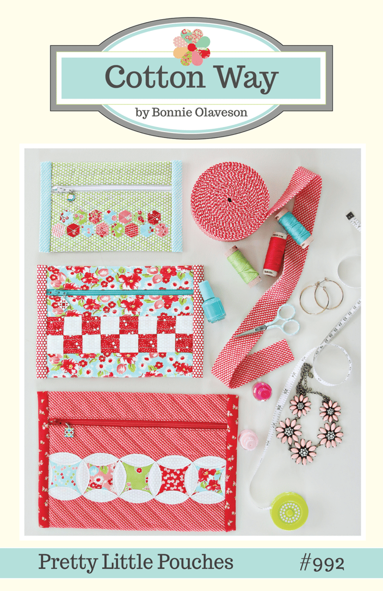 Cotton Way — Pretty Little Pouches Paper Pattern #992