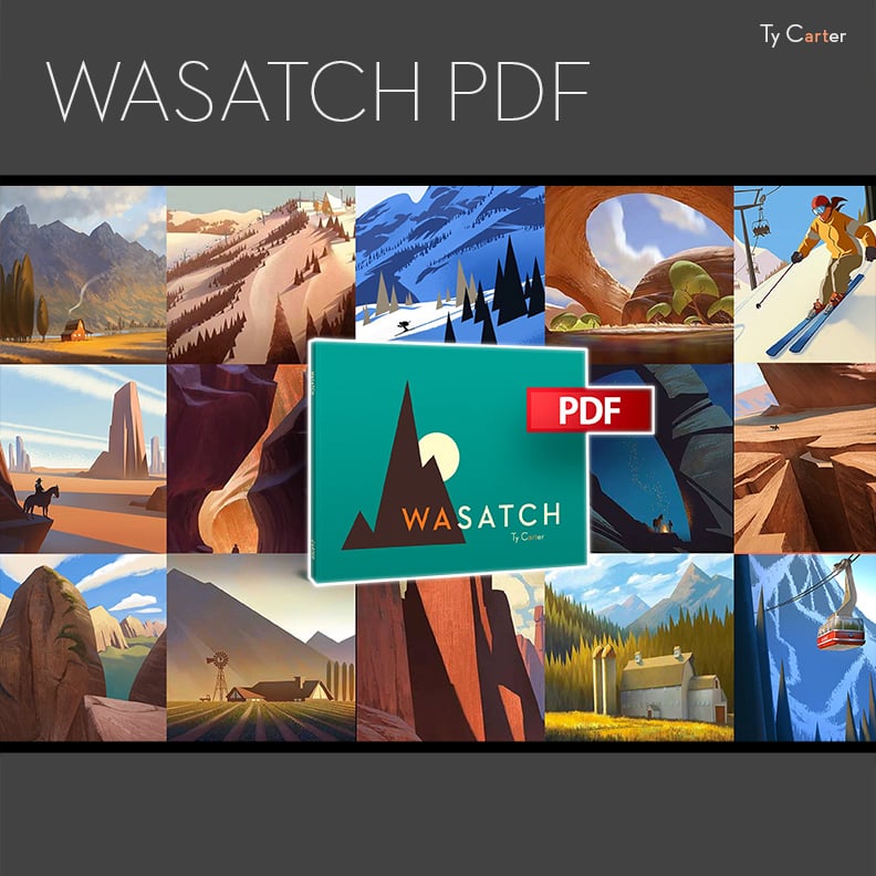 Digital Copy of Wasatch / Ty Carter Art