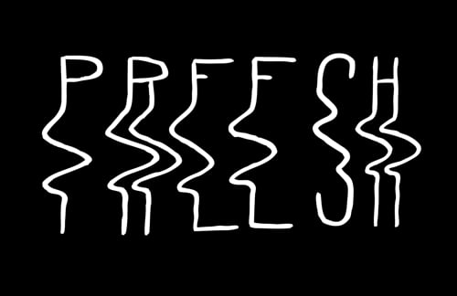 Preesh Logo Sticker / Rodrigo Pacheco Art