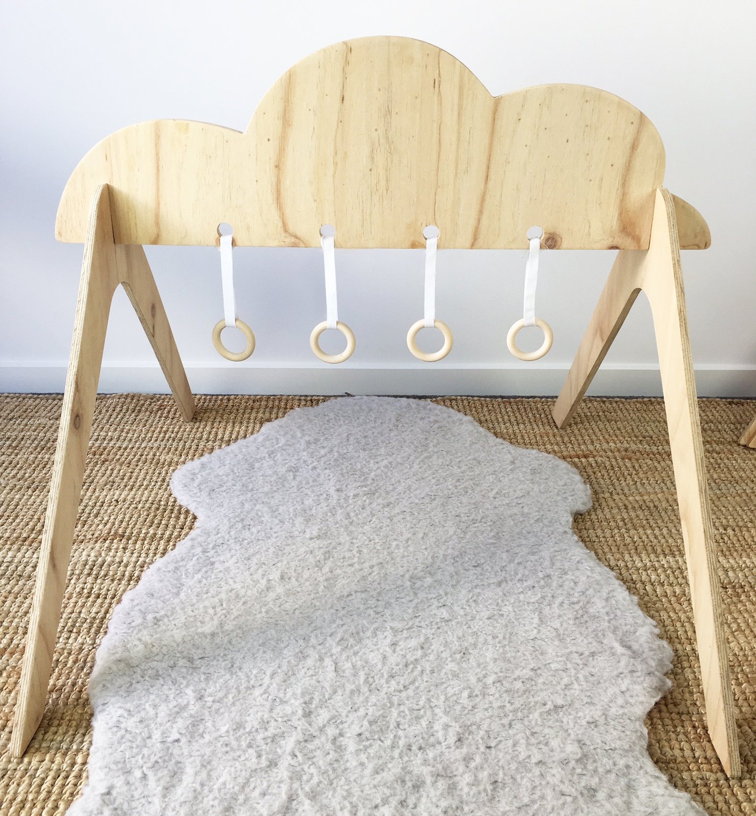 Wooden Activity Gym - Cloud / iNNc