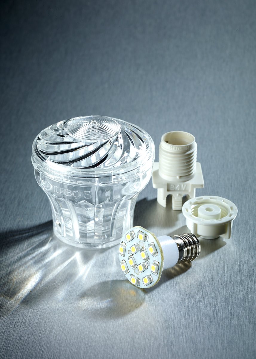 Ride Lights — E14 'Turbo S' LED Fairground Light 240v - 11 Colours