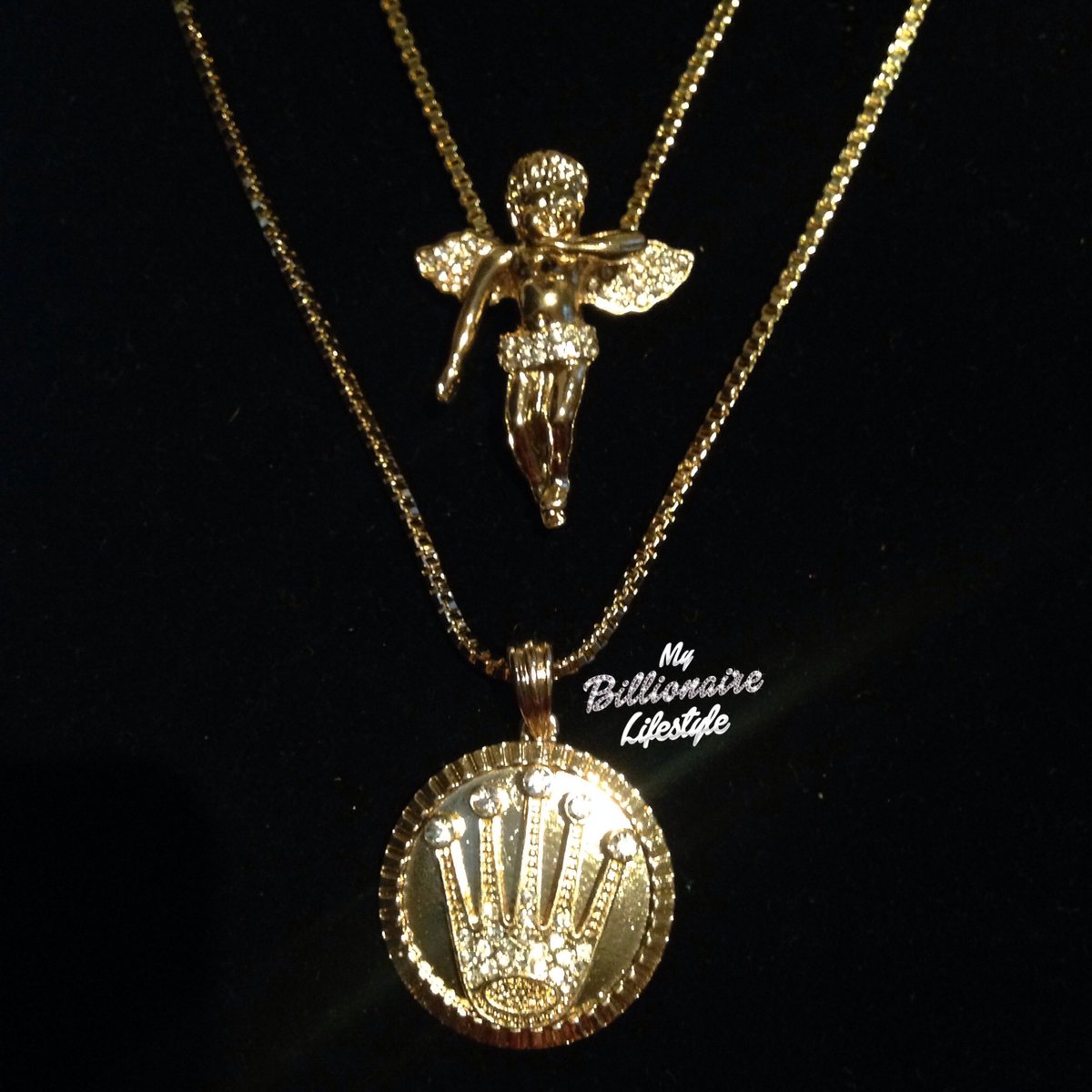 My Billionaire Lifestyle — Angel / crown set