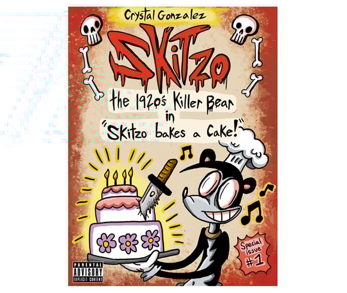 "Skitzo Bakes a Cake"-Digital Comic Book | InTheDark
