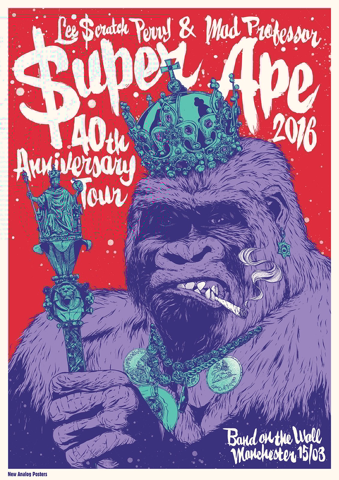 Super Ape 40th Anniversary Tour / New Analog Posters