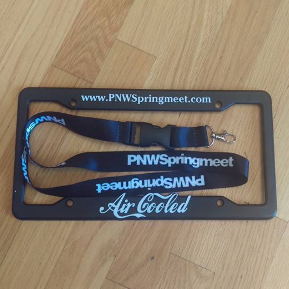 Plate Frame and Lanyard / PNWSpringMeet