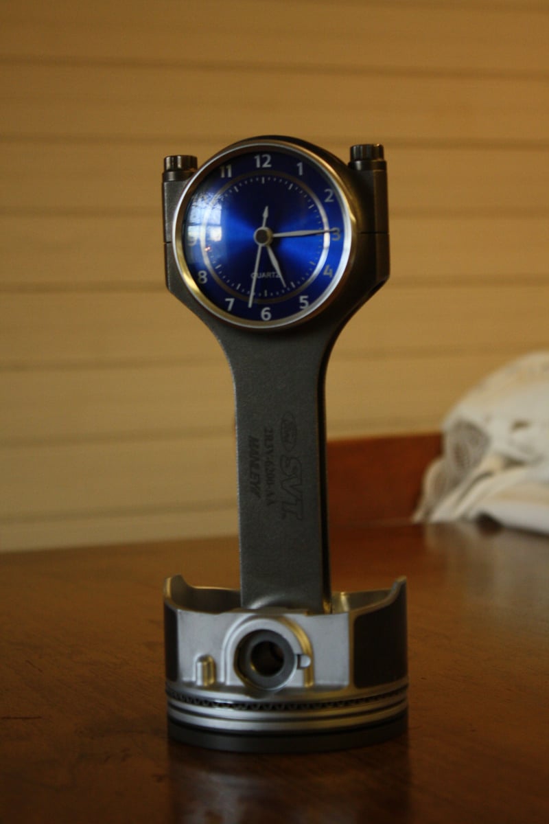 Compression Piston Clocks — 03-04 Cobra "Terminator" Clock