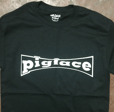 Pigface bowtie logo shirt / Martin Atkins