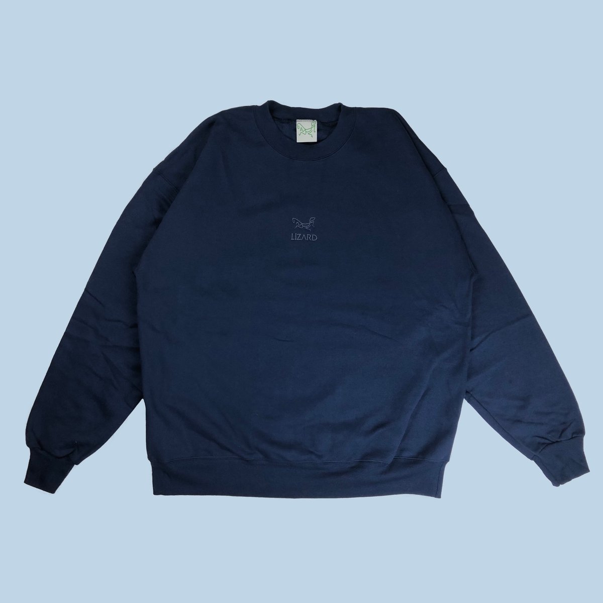 NAVY LIZ'ARD CREWNECK | Lizard Stuff