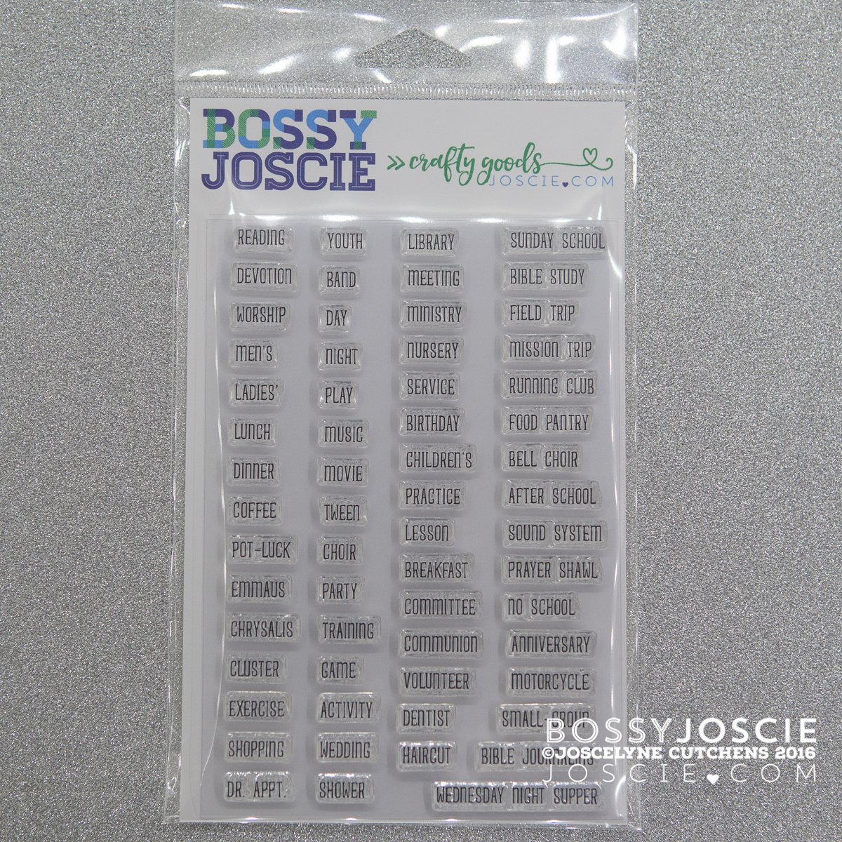 Clear Stamps: Church Planner | bossy Joscie