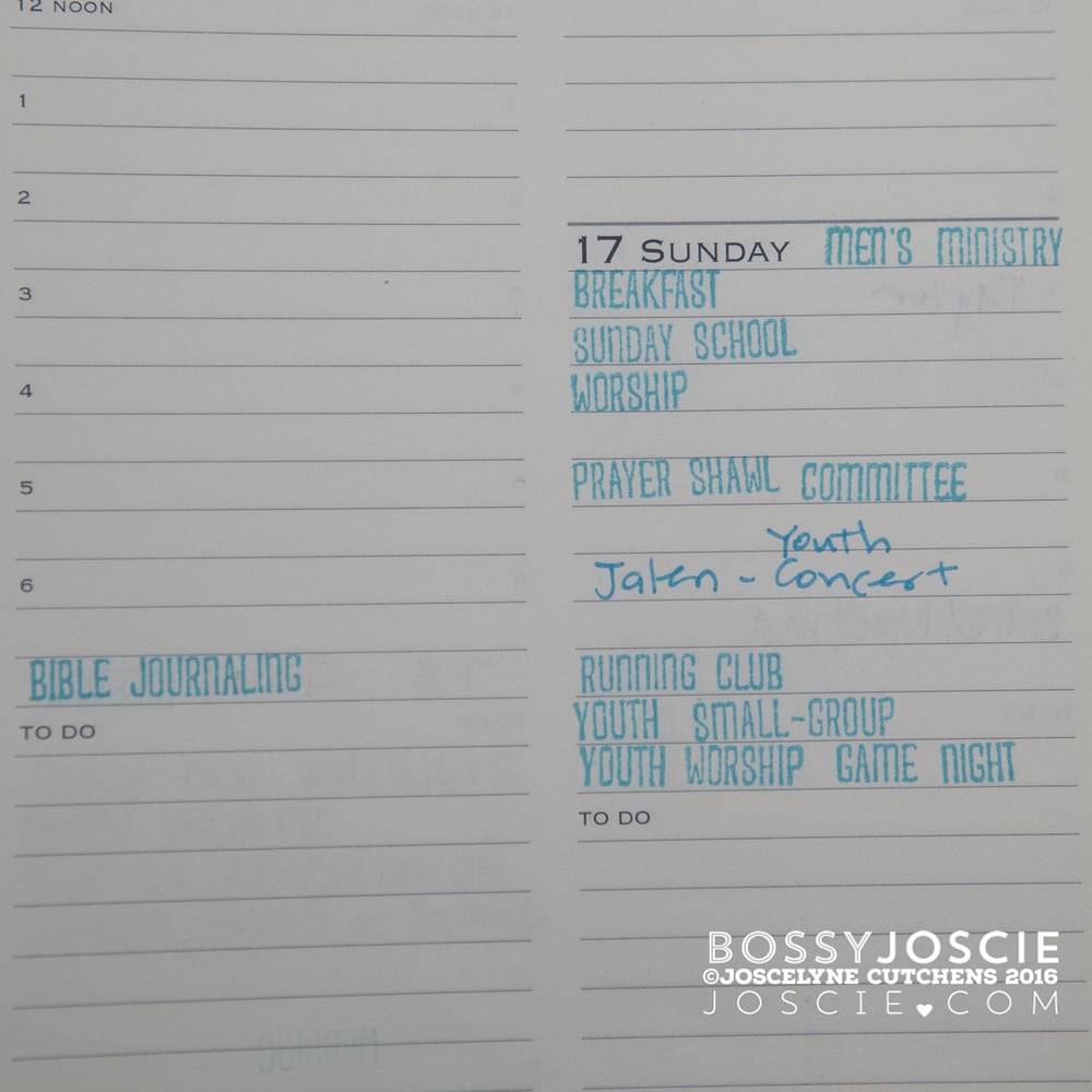 Clear Stamps: Church Planner | bossy Joscie