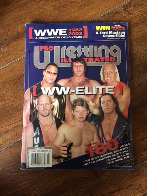 WrestleStuffUK — PWI 'PRO WRESTLING ILLUSTRATED' 40 YEARS OF WWE MAGAZINE