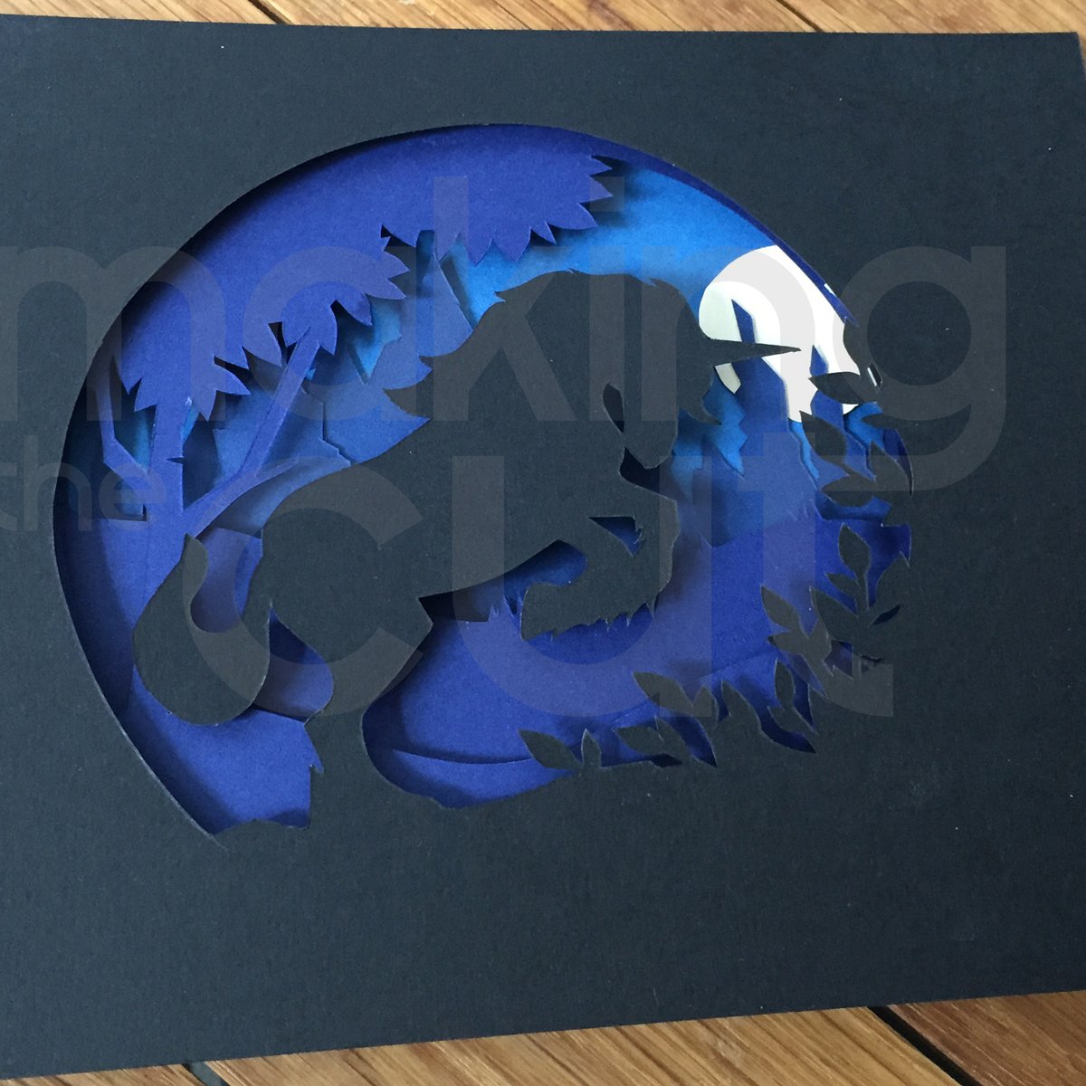 MakingTheCutDesigns — SHADOW BOX PAPER CUT TEMPLATE - MAGIC UNICORN