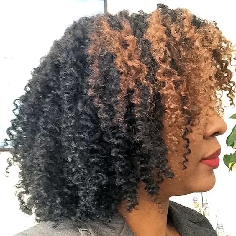 Kinky Curl Big Chop Hair
