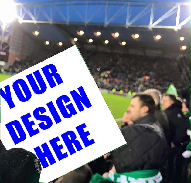 125, 250, 500 or 1000 Custom Personalised printed football Ultras ...