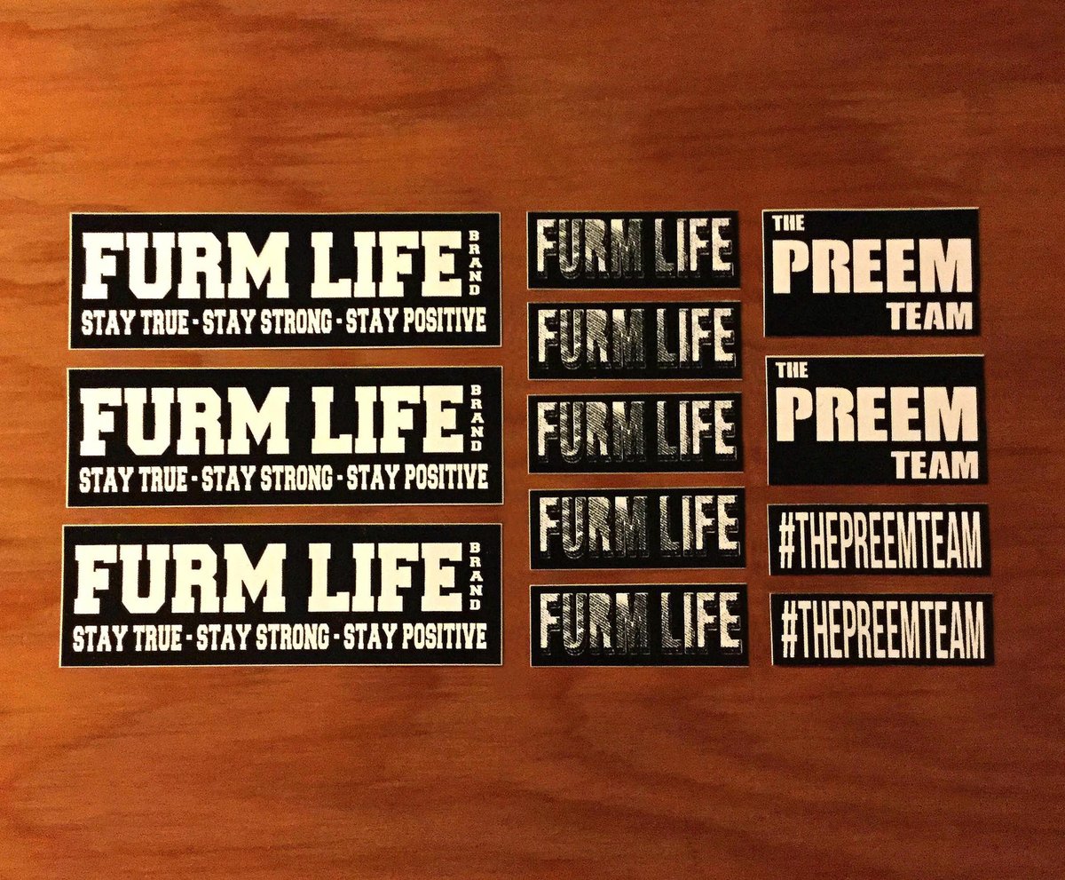 FURM LIFE Sticker Set + Extras / FURM LIFE Brand