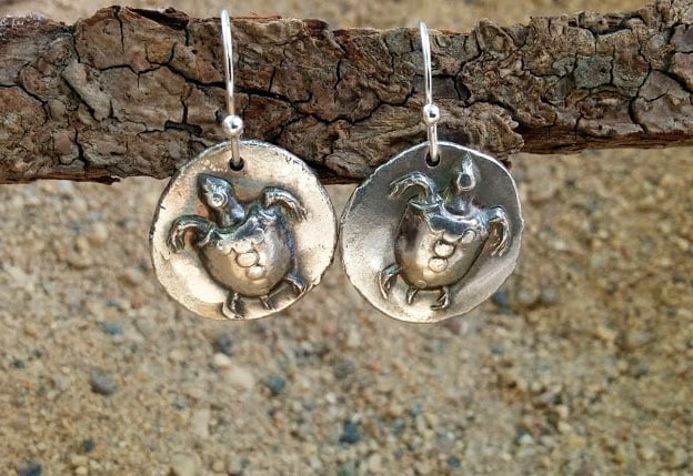 Awestruck Workshop — Sea Turtles of Aegina Earrings