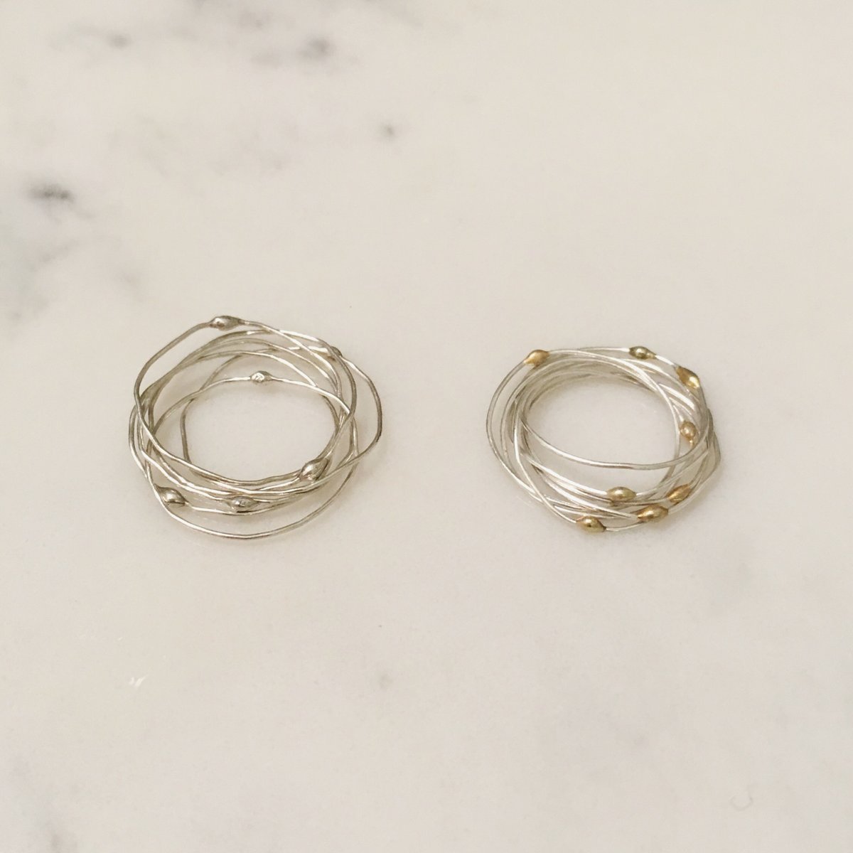 Drops of Dew Fiddle Ring | Fulcrum Jewelry Studio