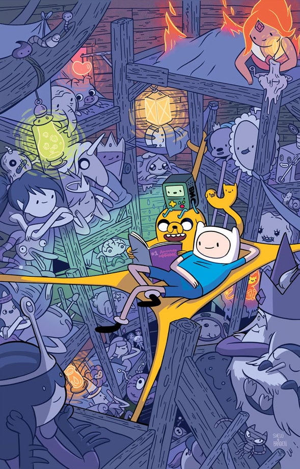 Adventure Time Poster / Comic Art of Shelli Paroline and Braden Lamb