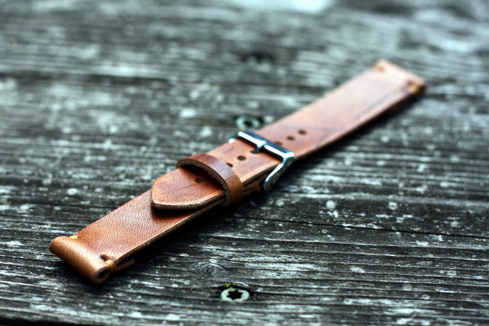 Hides and Stitches — Two Piece Watch Strap