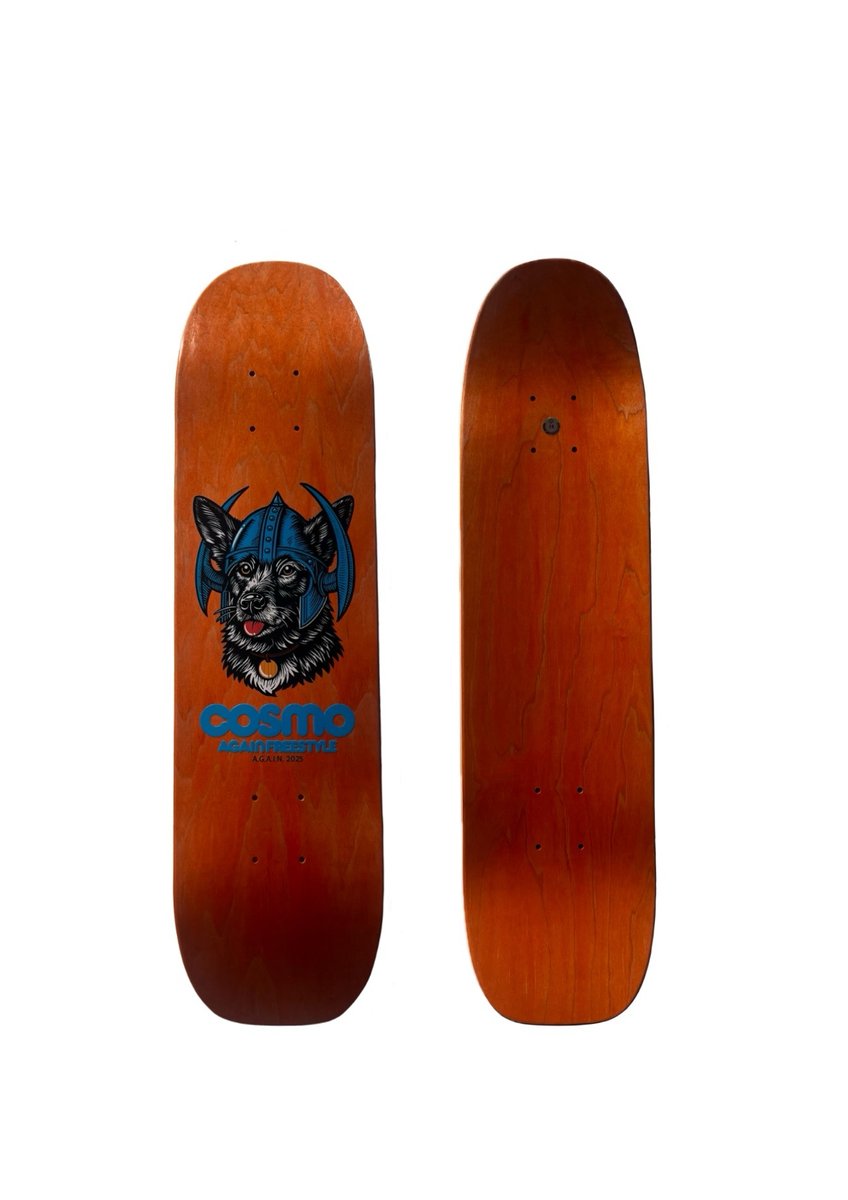 Again "Nordic Cosmo" Freestyle Skateboard (blue) | Again Freestyle