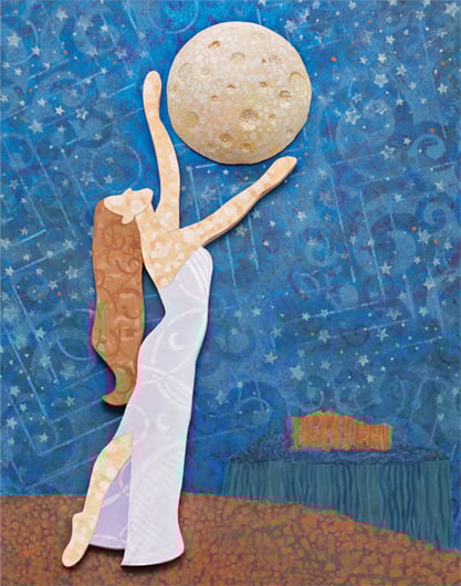 SELENE, GREEK GODDESS OF THE FULL MOON / Ellie Alasantra, VibraSoul Art