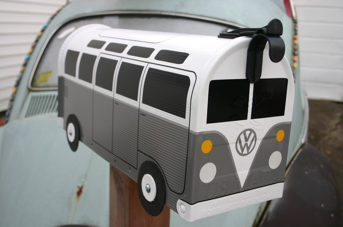 21 Window Made To Order Volkswagen Bus - Grey Mailbox by TheBusBox ...