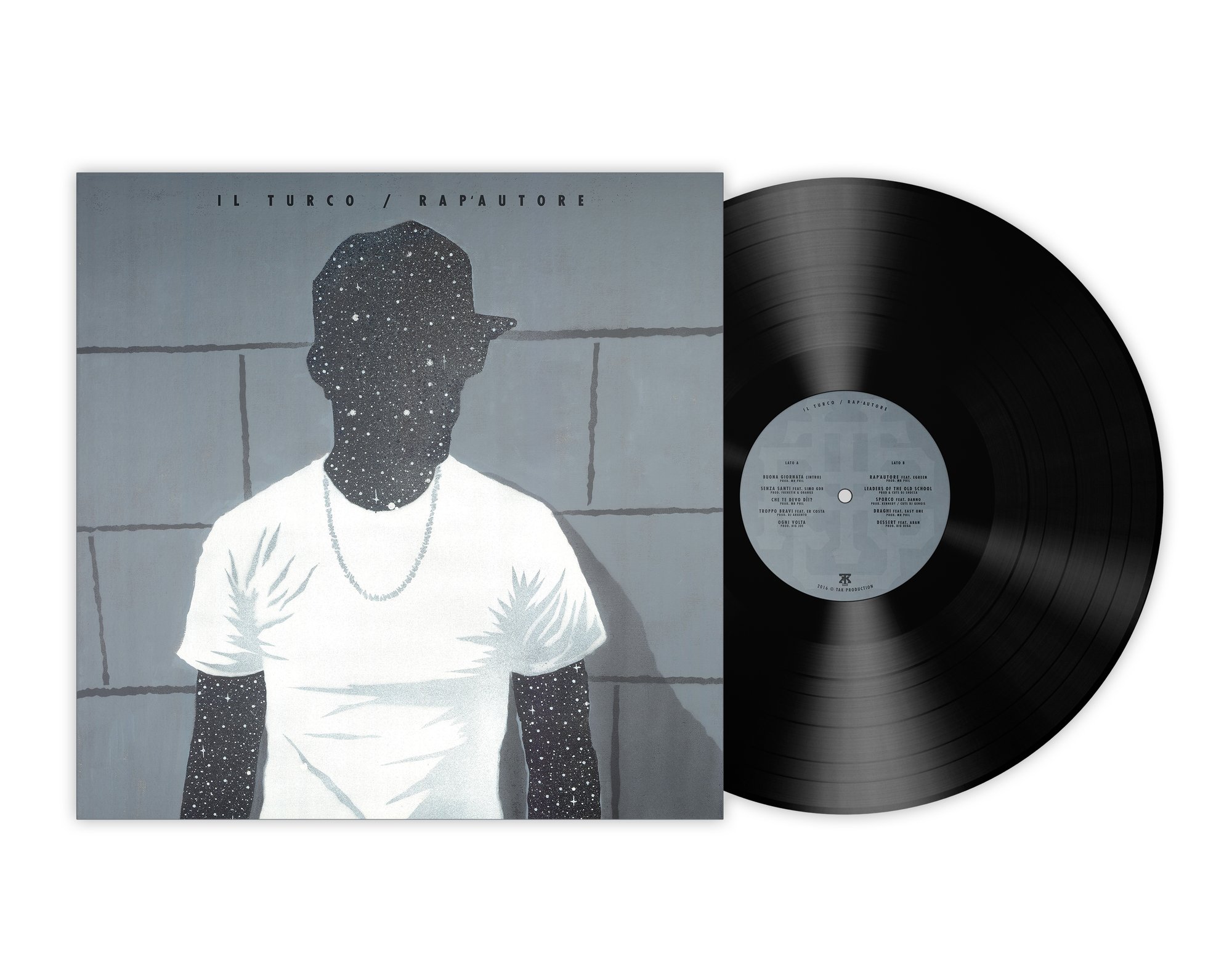 "RAP'AUTORE" Vinile Il Turco | TAK PRODUCTION STORE