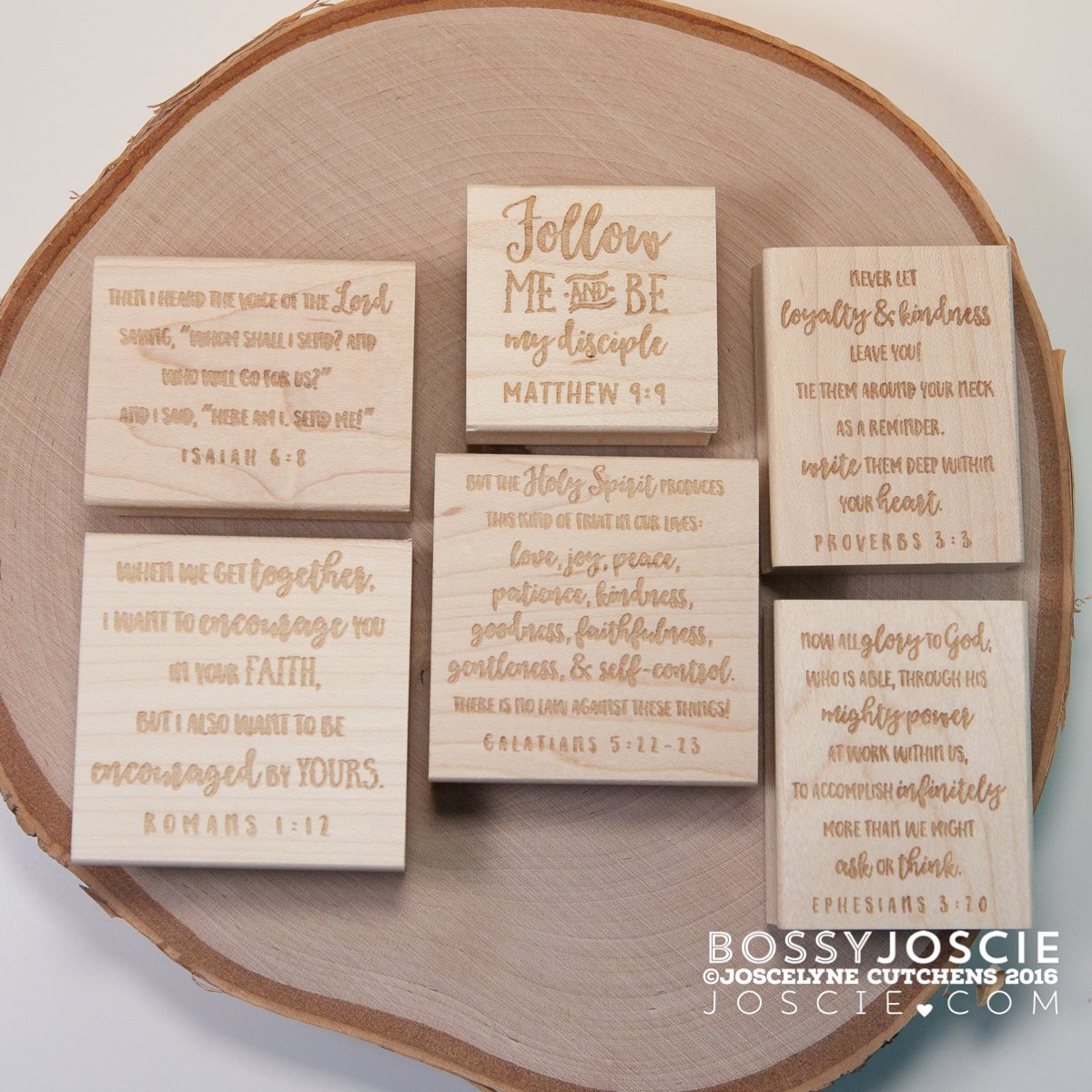 Bible Verses: 6 stamp bundle | bossy Joscie