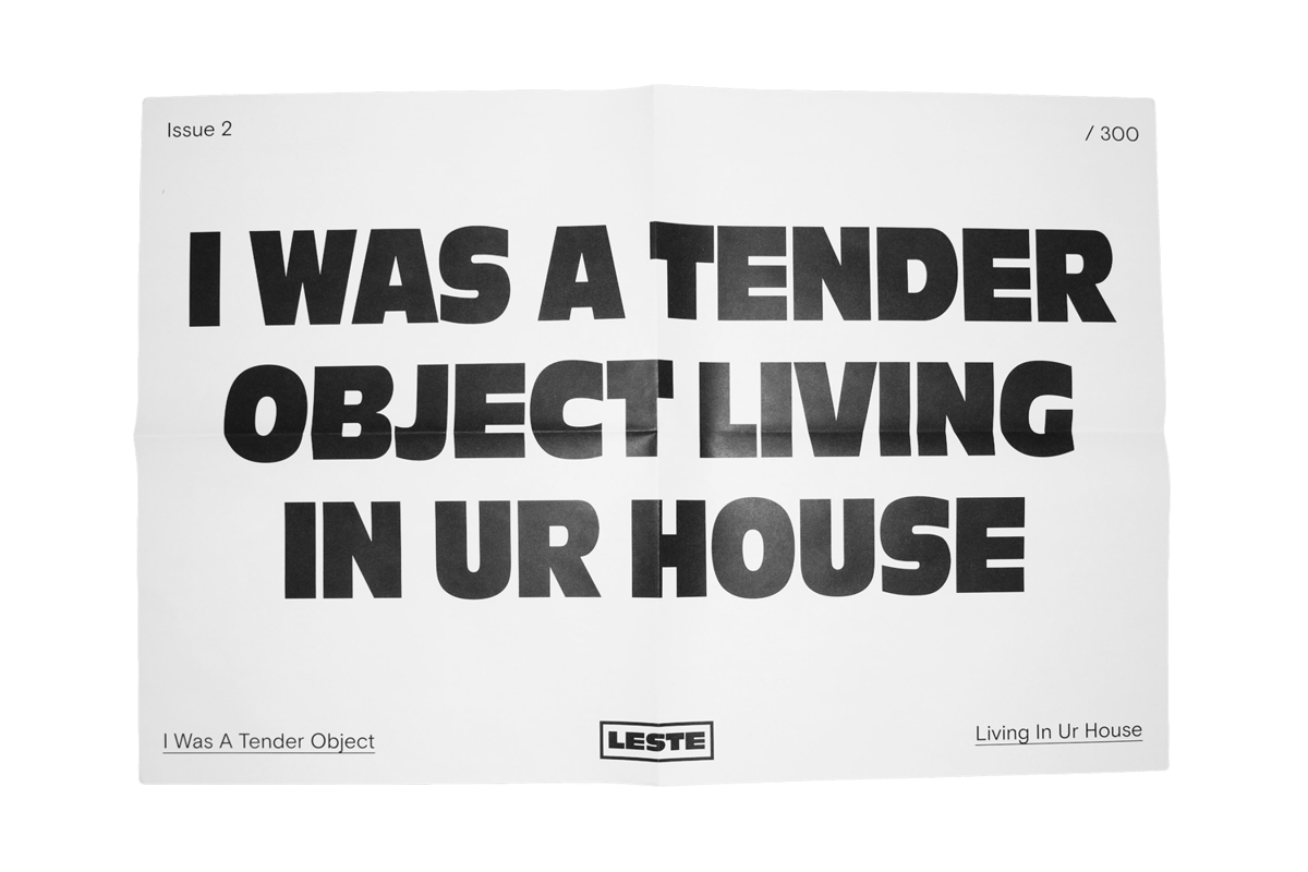 PRE SALE - TENDER OBJECT POSTER - 15x22 *SHIPS SEPTEMBER 2022* | Leste ...