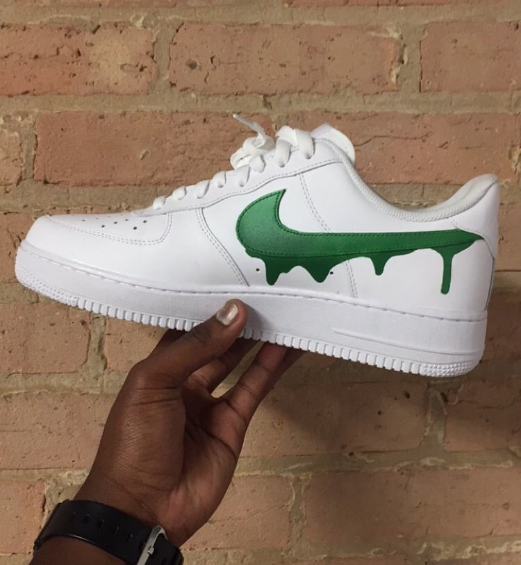 Sam'sSoles — Custom "acid drip" AF1